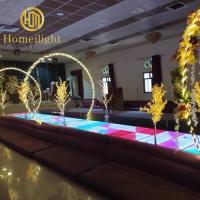 China 1*1M DMX RGB Dance Floor LED Easy Install Waterproof for Wedding Church 3D Lighting for sale