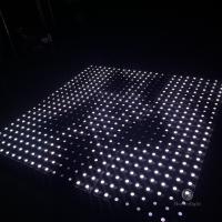 China High Strength Housing LED Video Mirror Dance Floor 60x60cm with Projection Lights for sale