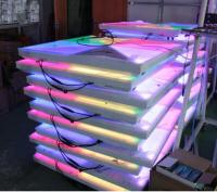 China 1*1M DMX RGB Dance Floor LED Easy Install Waterproof for Wedding Church 3D Lighting for sale