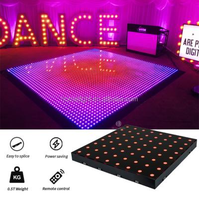 China High CRI Ra 90 LED Portable Dance Floor for Wedding Panel and Stage Effect Equipment for sale