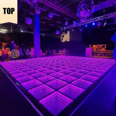 China Bar Disco Wedding Light 3D Abyss Portable Floor Tile with RGB 3in1 LED Luminous Panel for sale