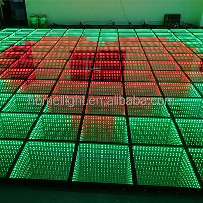 China Project Installation Lighting Solutions Service 3D Dance Floor LED Luminous Floor Tiles for sale