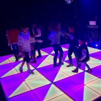China Hotel Most Popular White Starlit RGB LED Dance Floor Panels For 2023 Wedding DJ Bar Party for sale
