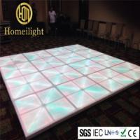 China Hotel Most Popular White Starlit RGB LED Dance Floor Panels For 2023 Wedding DJ Bar Party for sale