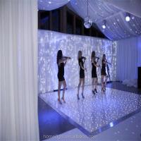 China Acrylic Panel Homei Rgb 3in1 Starlit LED Dancefloor with Colorful Star Wedding Lights for sale