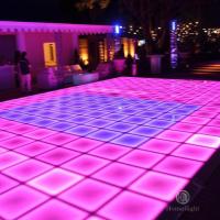 China 48pcs RGB 3in1 SMD LED Stain Tile for Night Club Event Performance Dancing Christmas for sale