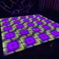 China DMX Acrylic SMD5050 RGB3in1 60*60cm Dancing Floor for Disco Party Club Bar DJ Show Stage for sale
