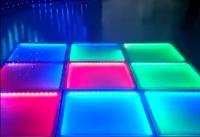 China 48pcs RGB 3in1 LED Stage Performance Light Dance Floor with Remote Control 10KG Weight for sale