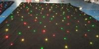 China Hot Sale RGB 3in1 Full Color LED Star Curtain Starry Cloth For Wedding for sale