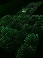 China Long Lifespan hours 100000 3D Mirror LED Dance Floor for Banquet Hall and Dance Club for sale