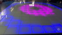 China 50*50*7cm HOMEI LED 3in1 Church Motor Club Lights for Wedding Stage Dyeing Dance Floor for sale