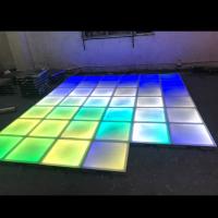 China 50*50*7cm HOMEI LED 3in1 Church Motor Club Lights for Wedding Stage Dyeing Dance Floor for sale