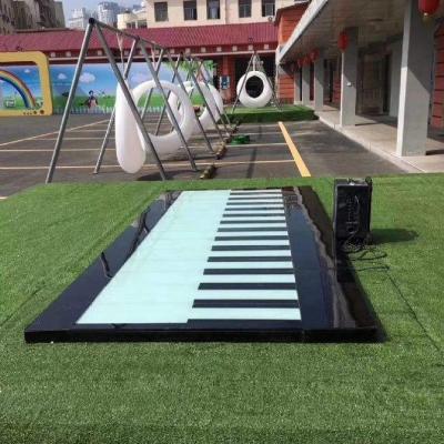 China Interactive Outdoor Dance Floor with RGB Piano LED Lights and IP67 Waterproof Function for sale