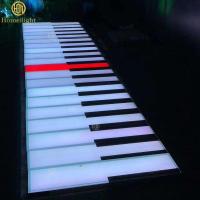 China Support Dimmer Yes Taiwan Epistar Chip Outdoor RGB Color Interactive Piano Dance Floor for sale