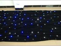 China Homei hot sale blue white led star curtain for wedding decoration backdrop for sale