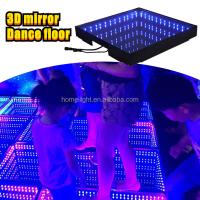 China Party Stage Events Disco Dance Floor RGB IP65 3D Abyss LED Dance Floor Panels for sale