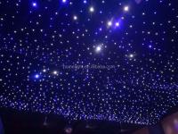 China Backdrop cloth light led star curtain for wedding stage decorationge for sale