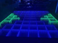 China High Temperature Resistant LED Dance Floor Tiles For Night Club Light Show Rental for sale