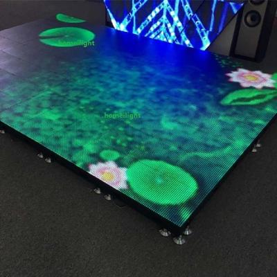 China Homei P7.75mm LED Dance Floor Display for Wedding Party Stage 1- SMD5050 Light Source for sale