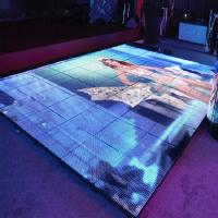 China Homei P7.75mm LED Dance Floor Display for Wedding Party Stage 1- SMD5050 Light Source for sale