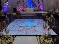 China Toughened Glass LED Video Floor Display for Screen Video Dance Floor and Fashion Show for sale