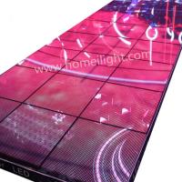 China Toughened Glass LED Video Floor Display for Screen Video Dance Floor and Fashion Show for sale