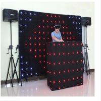 China Sound Control LED Video Curtain DMX512 RGB For Party Club KTV Lighting for sale