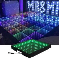 China Toughened Glass LED Dance Floor with 50000 Hours Working Lifetime and Portable Design for sale