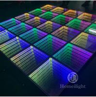 China Toughened Glass LED Dance Floor with 50000 Hours Working Lifetime and Portable Design for sale