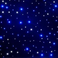 China Hot Sale Blue And White LED Cloth LED Star Curtain For Stage Party Decoration Effect Backdrop LED Light for sale