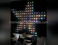China Flexible LED Mesh Video Curtain Display P18 for Resolution Display for sale