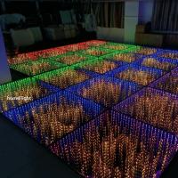 China Outdoor 3D Mirror Starry LED Dance Floor Light with 200lm/w Lamp Efficiency 10KG/40KG for sale