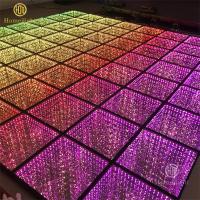 China Outdoor 3D Mirror Starry LED Dance Floor Light with 200lm/w Lamp Efficiency 10KG/40KG for sale