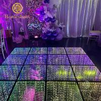 China Hotel and Night Club Uplights DMX RGB Color Luces DJ 3D Infinity Mirror LED Dancefloor for sale