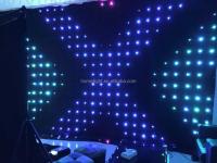 China 100000 Hours Lifespan Homei Stage Lighting LED Video Curtain for DJ Wedding Backdrop for sale
