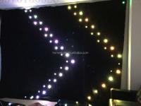 China 100000 Hours Lifespan Homei Stage Lighting LED Video Curtain for DJ Wedding Backdrop for sale