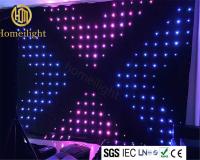 China Lighting and circuitry design P18cm 4 * 5M RGB LED Video Curtain for Stage Background for sale