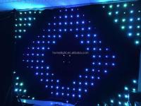China Lighting and circuitry design P18cm 4 * 5M RGB LED Video Curtain for Stage Background for sale
