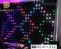 China AC90-260V 50-60Hz Input Voltage 1- P18cm 3*4m RGB LED Screen Video Curtain for DJ Booth for sale