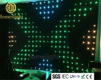 China AC90-260V 50-60Hz Input Voltage 1- P18cm 3*4m RGB LED Screen Video Curtain for DJ Booth for sale