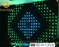 China AC90-260V 50-60Hz Input Voltage 1- P18cm 3*4m RGB LED Screen Video Curtain for DJ Booth for sale