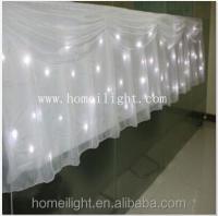 China LED Starlit Curtain Drops in Beautiful Fireproof Velvet for Stage Wedding Light Show for sale