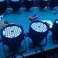 China Stage Night Club Wedding Show RGBW 54 *3 W Par Can DJ UP Light with 6 White LEDs for sale