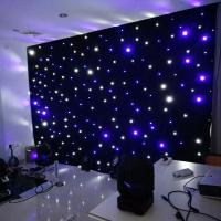China led star curtain led star light led wedding curtain led wedding backdrop for sale