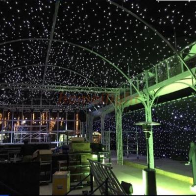 China Custom Church Wedding Backdrop LED Star Curtain Lights with Working Temperature -22 85C for sale