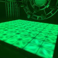 China DMX5050 RGB3in1 Mixed Lighting 60x60cm DMX Lighted Up Acrylic Dance Floor for Weddings for sale