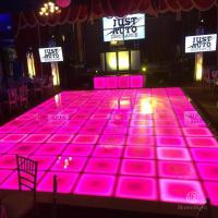 China Night Club LED Dyeing Matte Mirror Dance Panel 50*50*7cm SMD5050 RGB 3in1 for sale