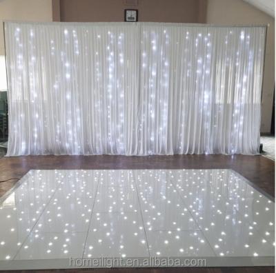 China White Led Twinkling Star Curtain for Fireproof Nightclub Party Light Show Wedding Events for sale