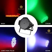 China 54pcs RGB 3in1 LED Par Can Light for Wedding Disco Party Professional Stage Lighting for sale