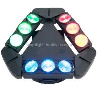 China RGBW 4in1 9 Eyes Spider LED Moving Head Wash IP20 For Disco Club for sale